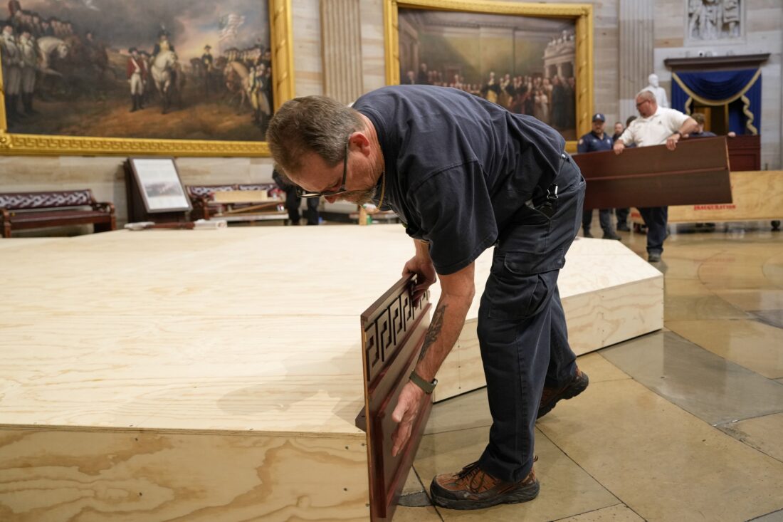 Trump’s swearing-in will move inside the Capitol Rotunda because of ...